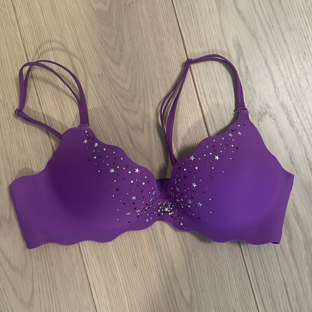 Victoria’s Secret 34b Sparkle Push Bra - Gem